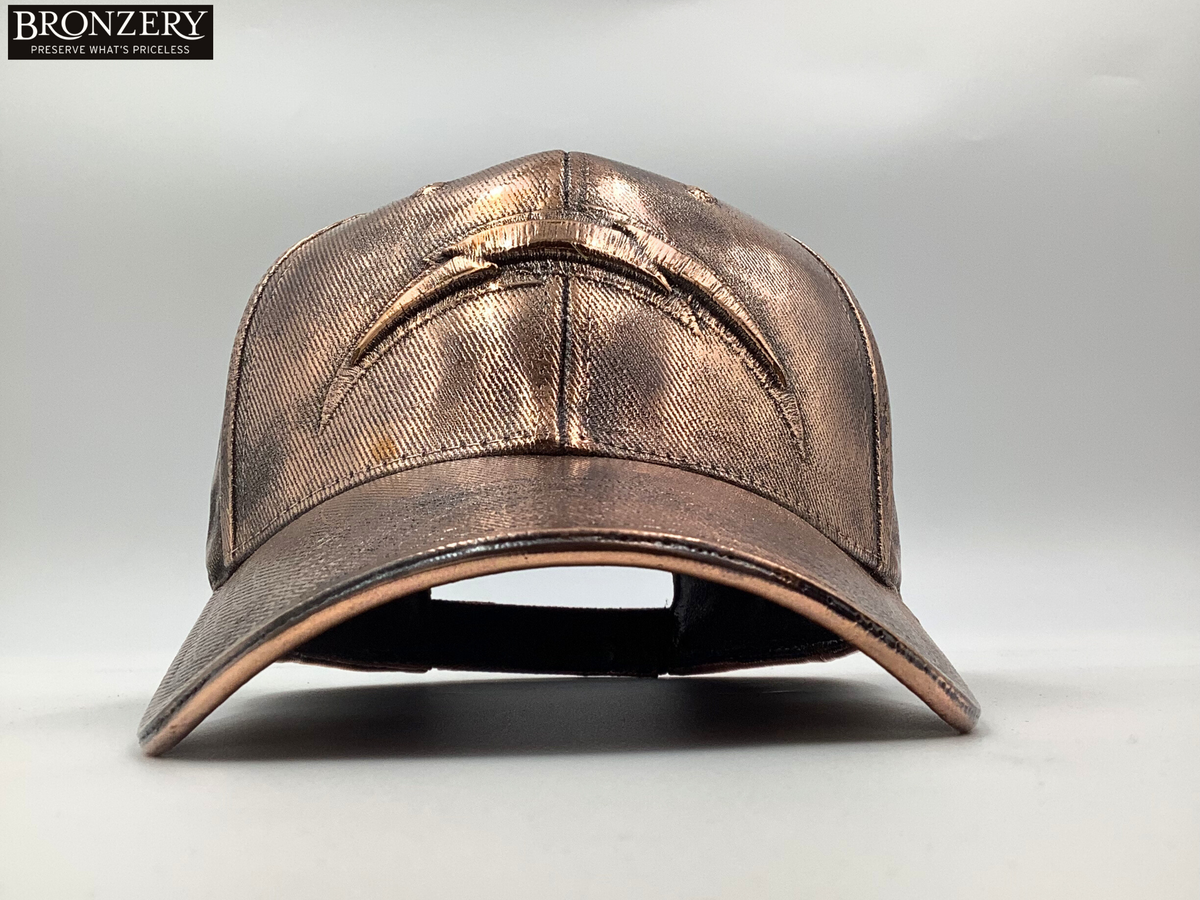 NFL Chargers Bronze Plated Ball Cap | The Bronzery